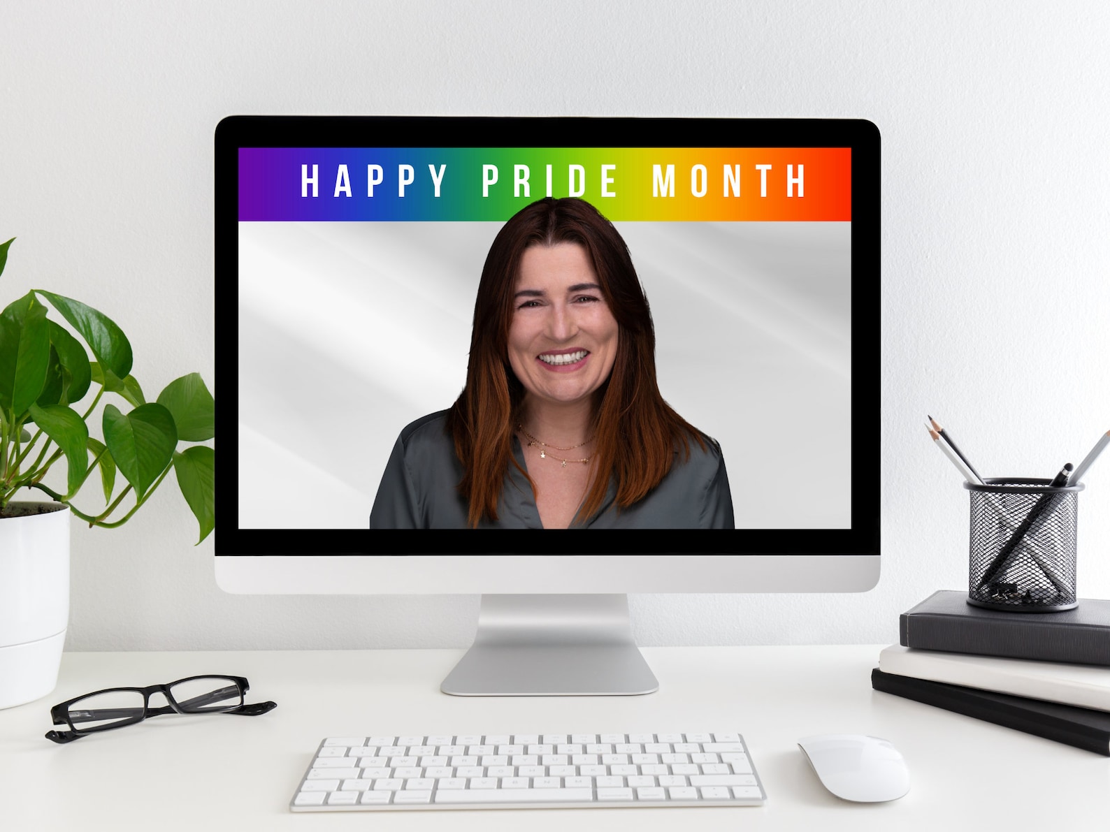 Zoom Background for LGBTQ Pride Month, Work From Home Virtual ...