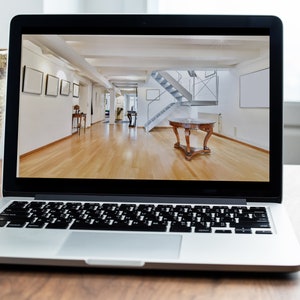 Home Office Digital Background, Zoom Meeting Background, MS Teams ...