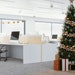 Realistic Office Christmas Zoom Background, Zoom Christmas Virtual ...
