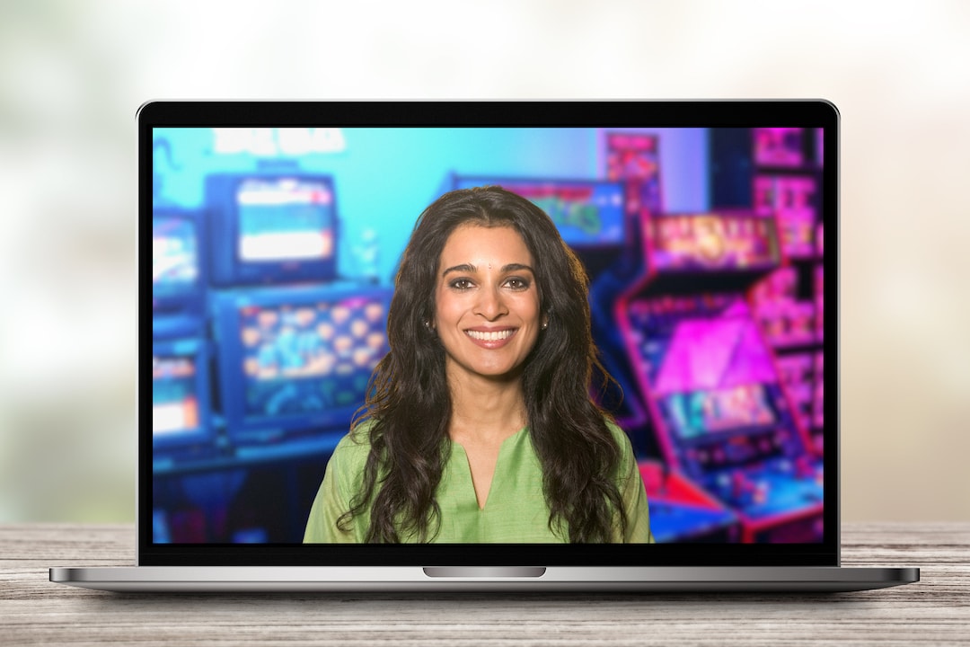 Retro Virtual Zoom Background, Microsoft Teams Background, Arcade Zoom ...