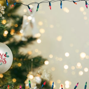 Merry Christmas Zoom Background Home Office, Christmas Virtual ...