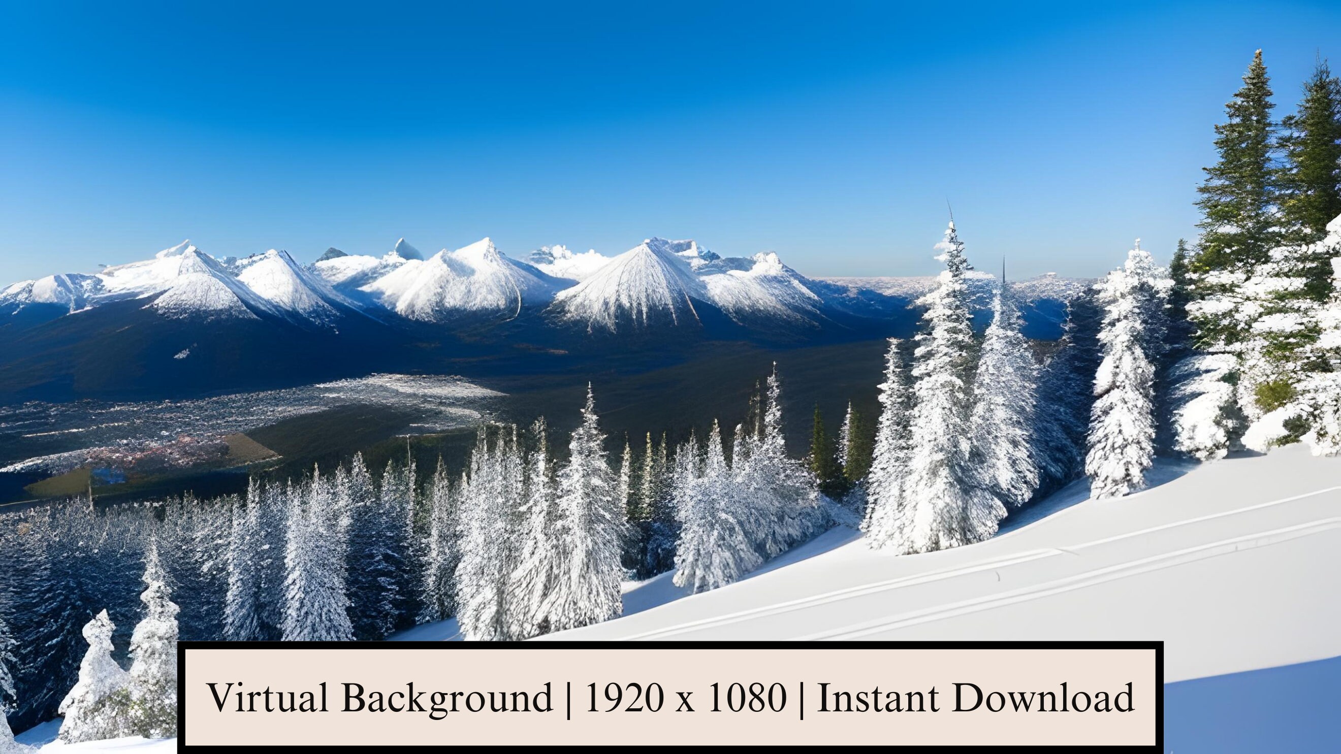 Winter Landscape Virtual Background, Lawyer Zoom Background ...