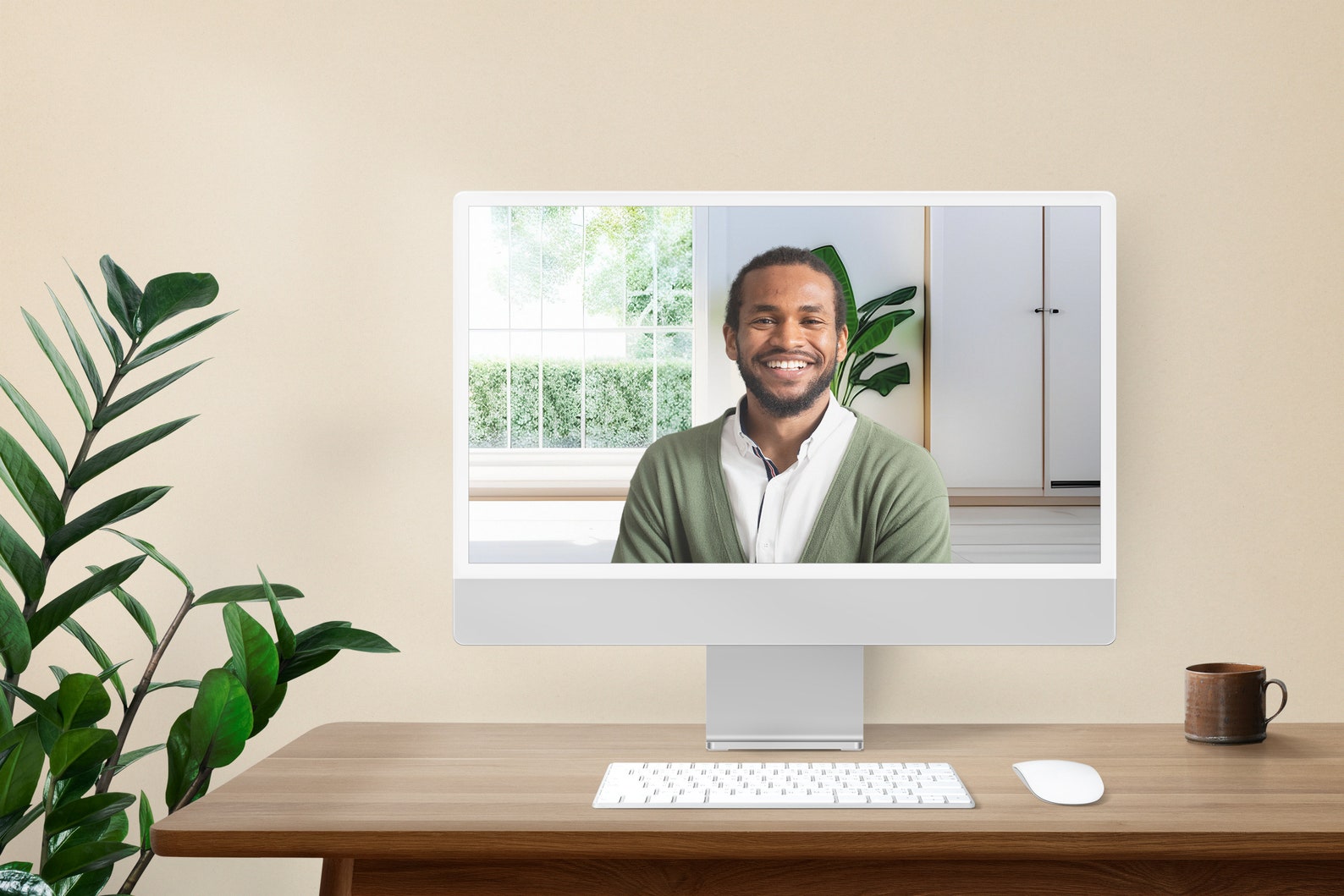 Bright and Professional Zoom Background, Virtual Background, Work From ...