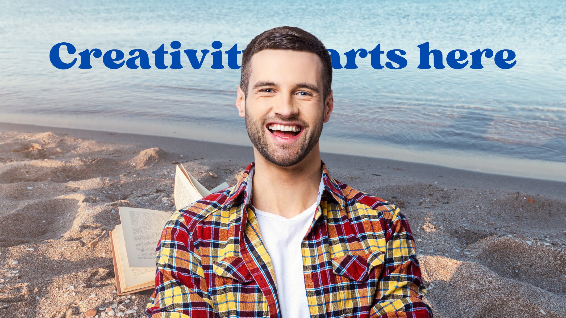 Creative Beach Virtual Background, Digital Zoom Background for ...