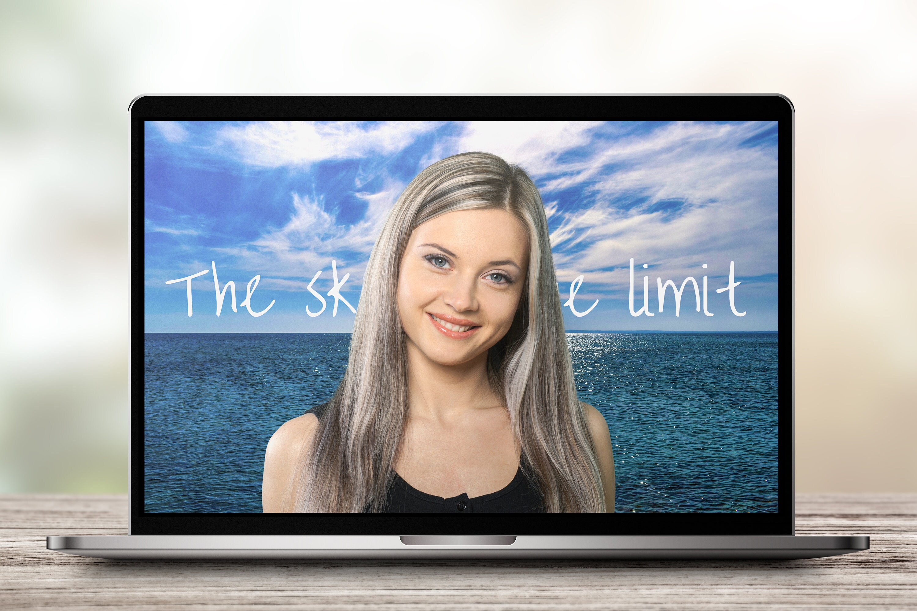 Inspirational Sky Zoom Background, Zoom Meeting Virtual Background, MS ...