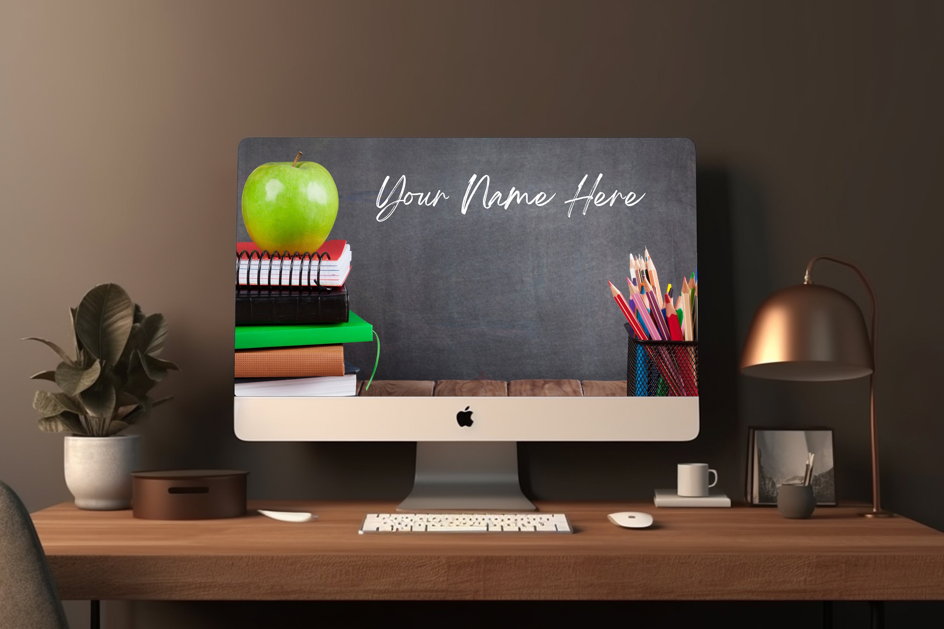 Custom Zoom Background Teacher, Vipkid Teacher Virtual Backdrop ...