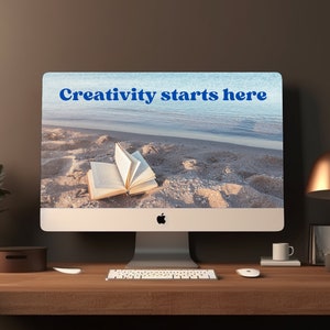 Creative Beach Virtual Background, Digital Zoom Background for ...