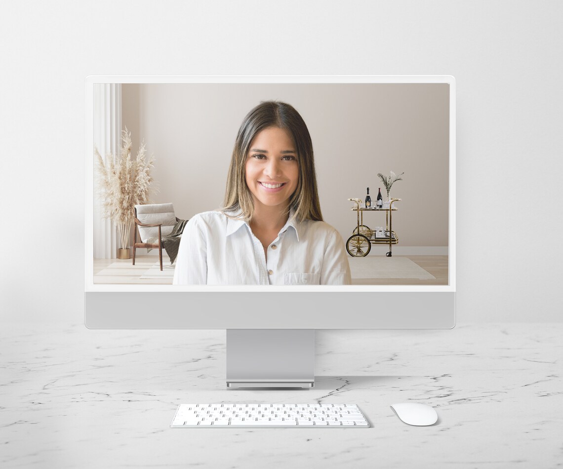 Minimalist Plain Wall Background, Virtual Background Office Zoom ...