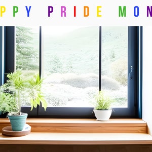 Professional Zoom Background for LGBTQ Pride Month, Work From Home ...