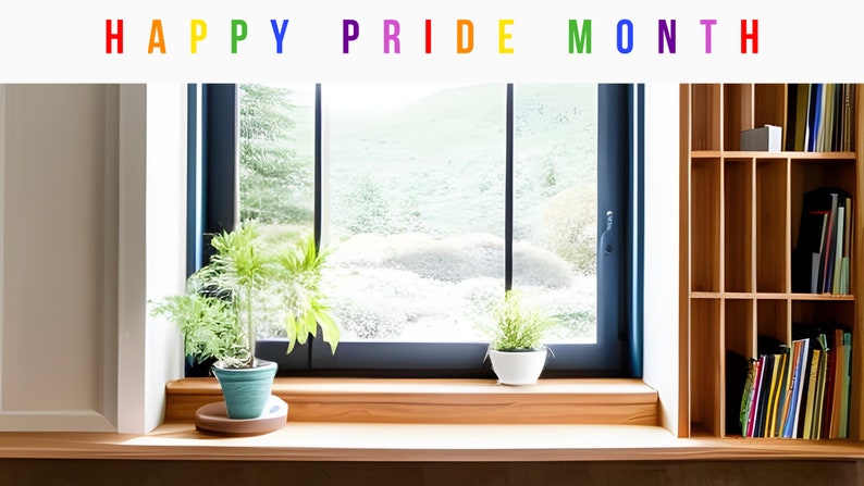 Professional Zoom Background for LGBTQ Pride Month, Work From Home ...