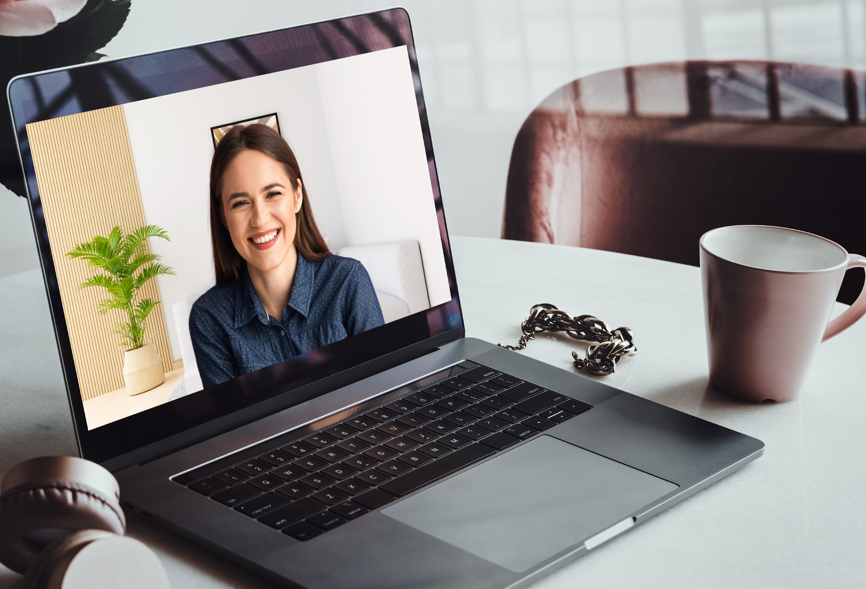 Home Office Zoom Virtual Background, Online Meeting Zoom Background ...