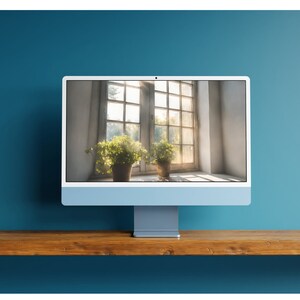 Sunny Zoom Background Bright Window, MS Teams Digital Download Virtual ...