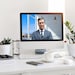 Instant Download Zoom Background, Clean Bright Windows Office Backdrop ...