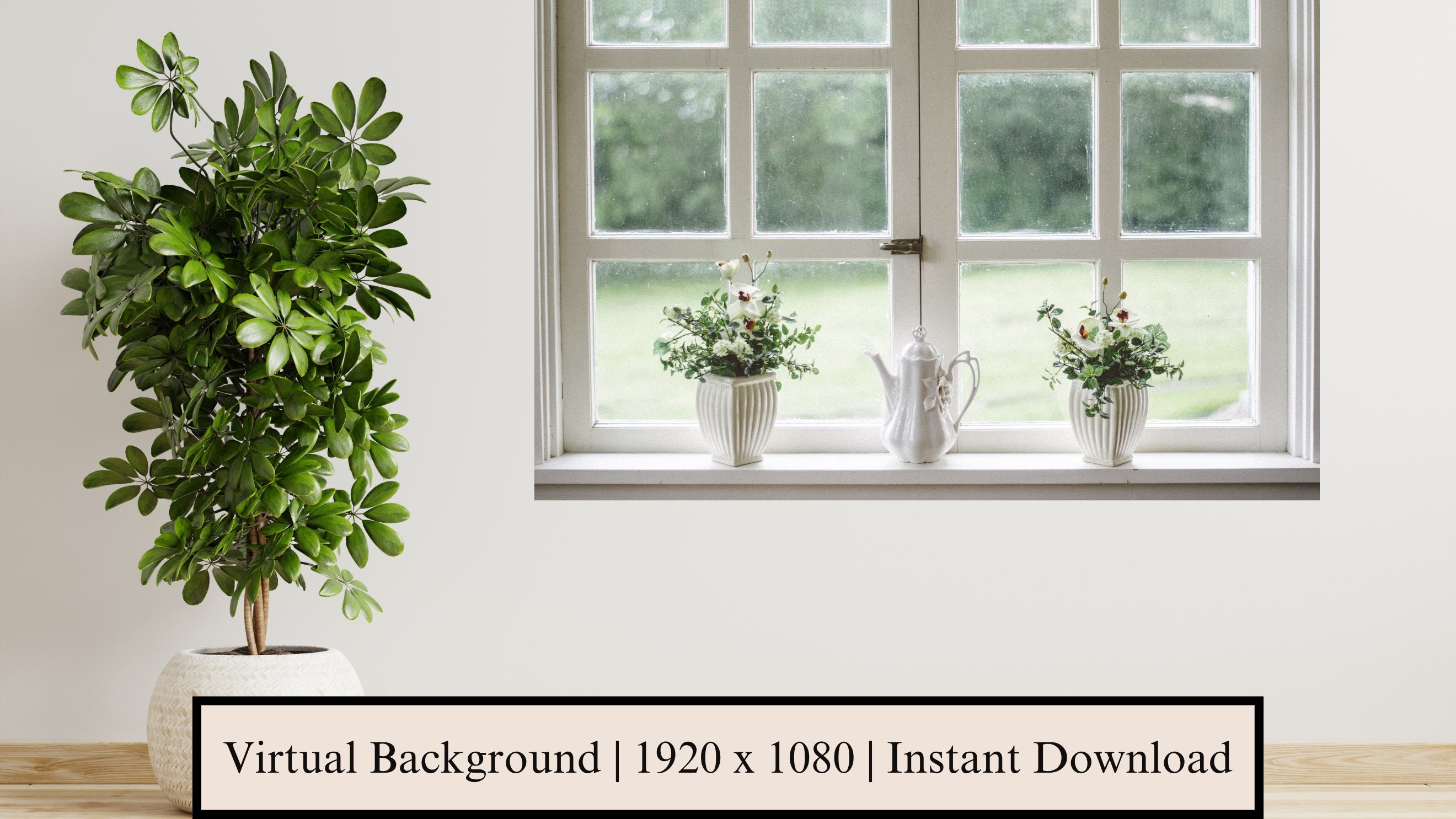 Virtual Background Zoom for Office, Minimalist Zoom Background With ...