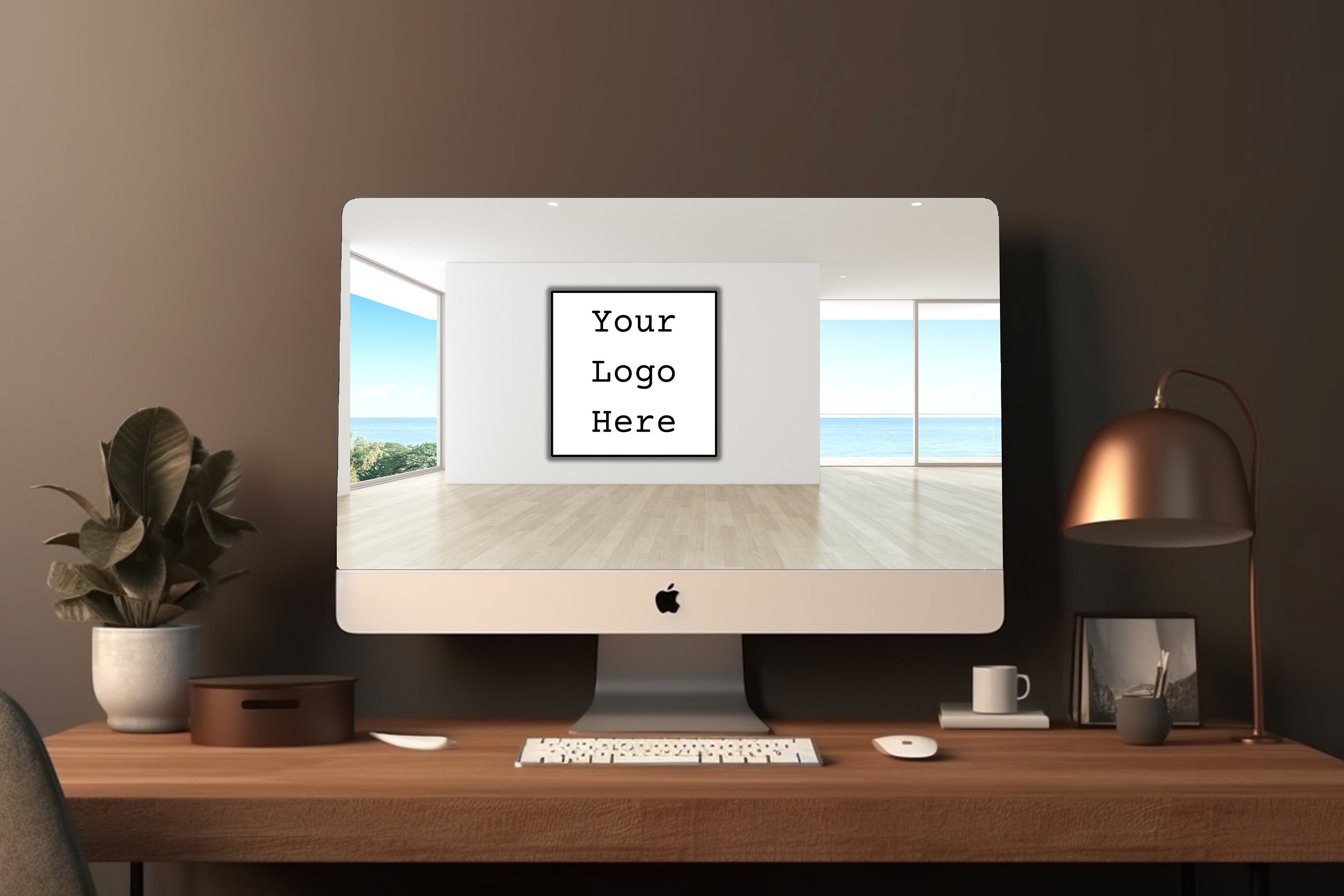 Custom Zoom Background Office Windows, Personalized Virtual Background ...