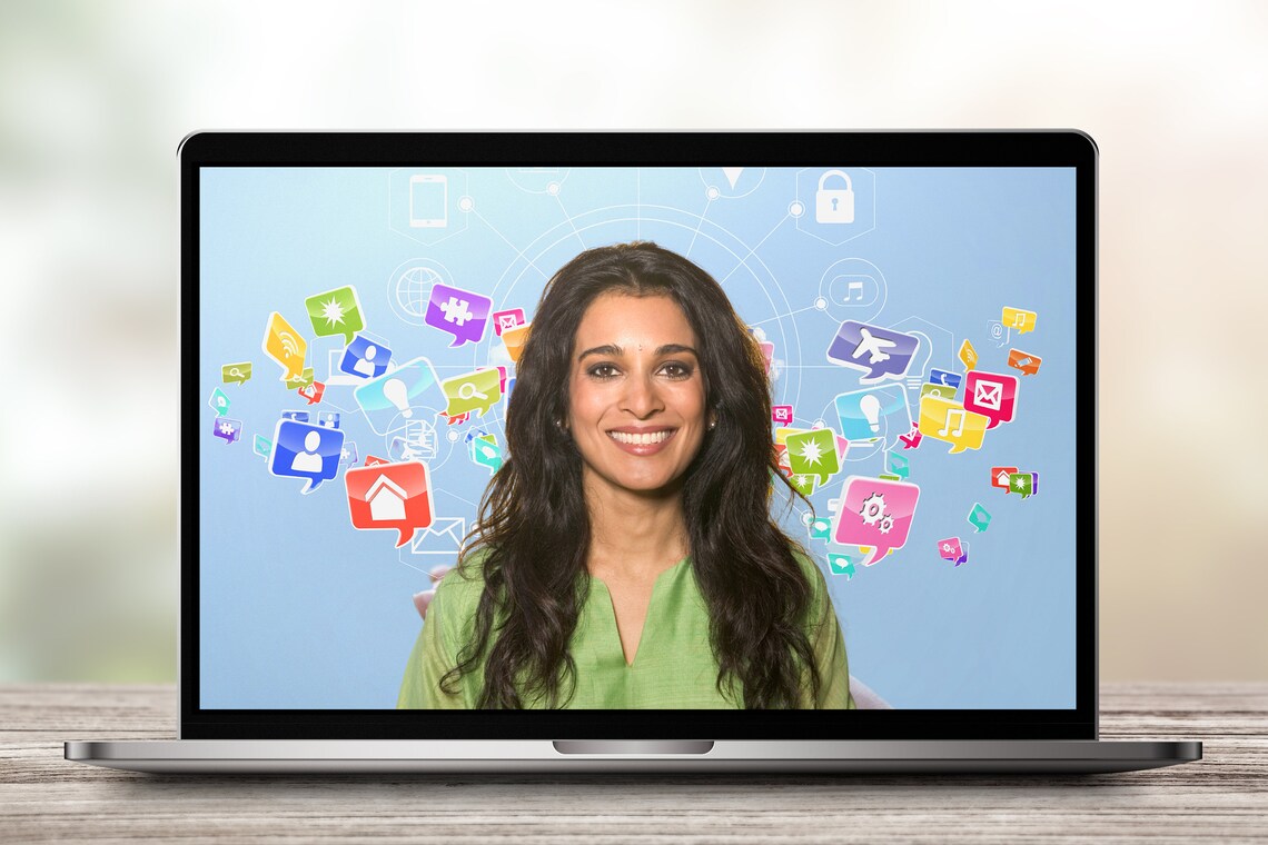 Creative Zoom Background Office, Virtual Background for Zoom, Skype ...