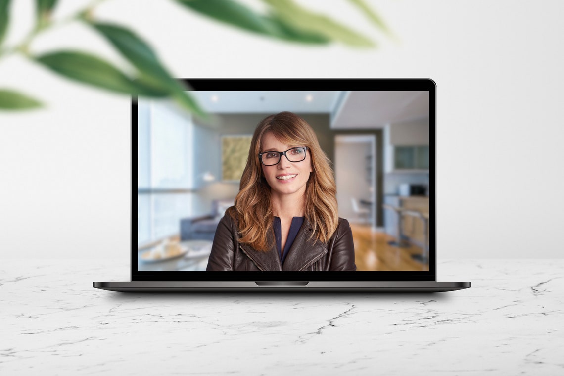 Blurred Work From Home Zoom Background, MS Teams Digital Download ...
