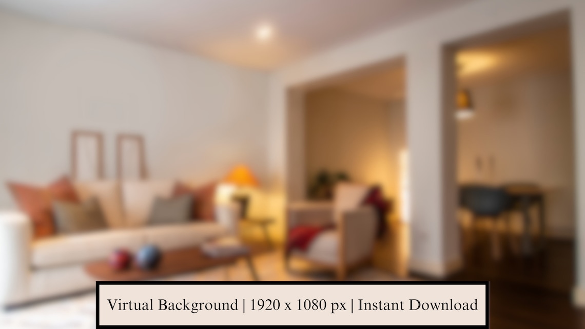 Blurred Home Office Zoom Background, Blurry Zoom Meeting Virtual ...