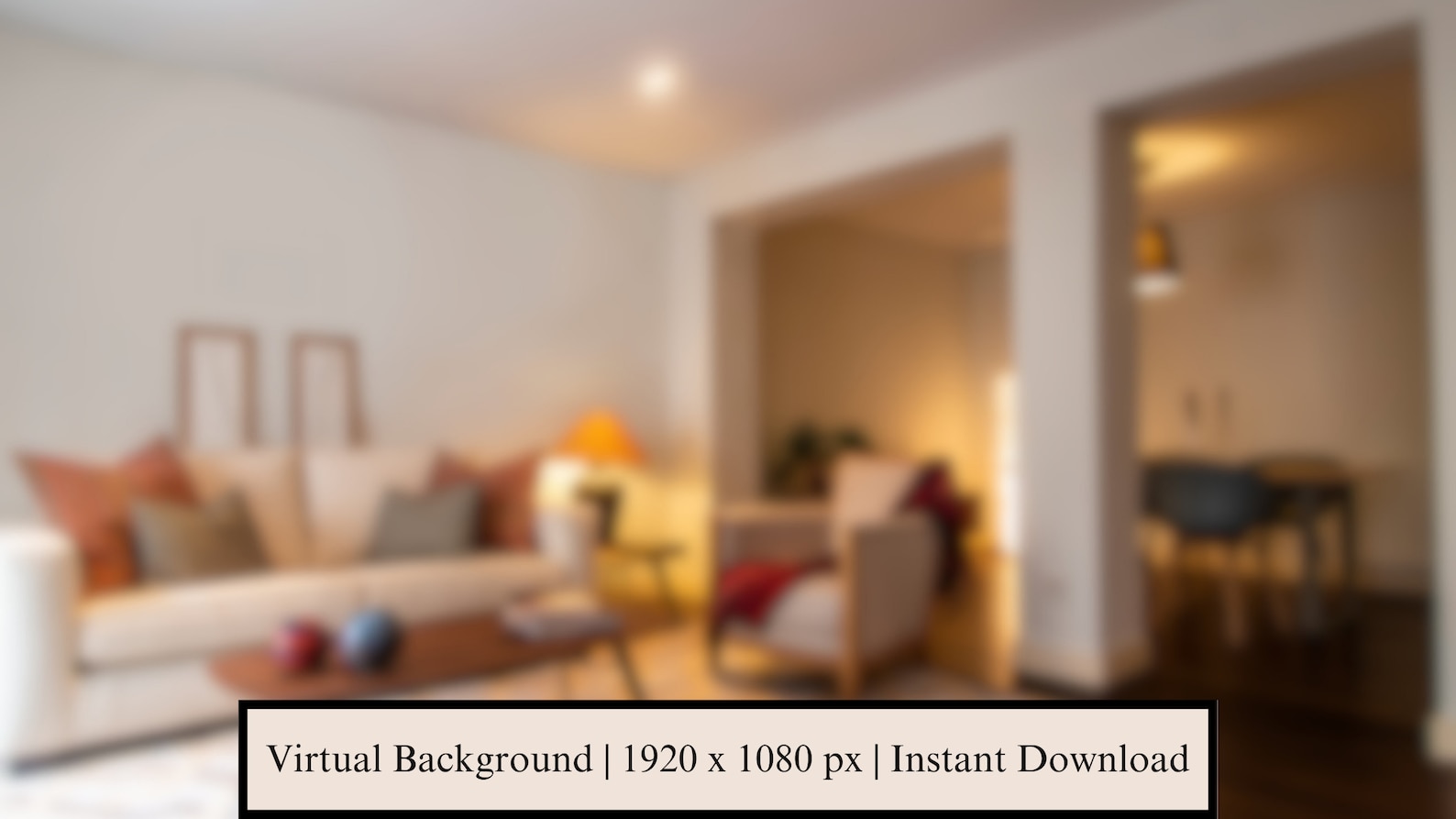 Blurred Home Office Zoom Background, Blurry Zoom Meeting Virtual ...