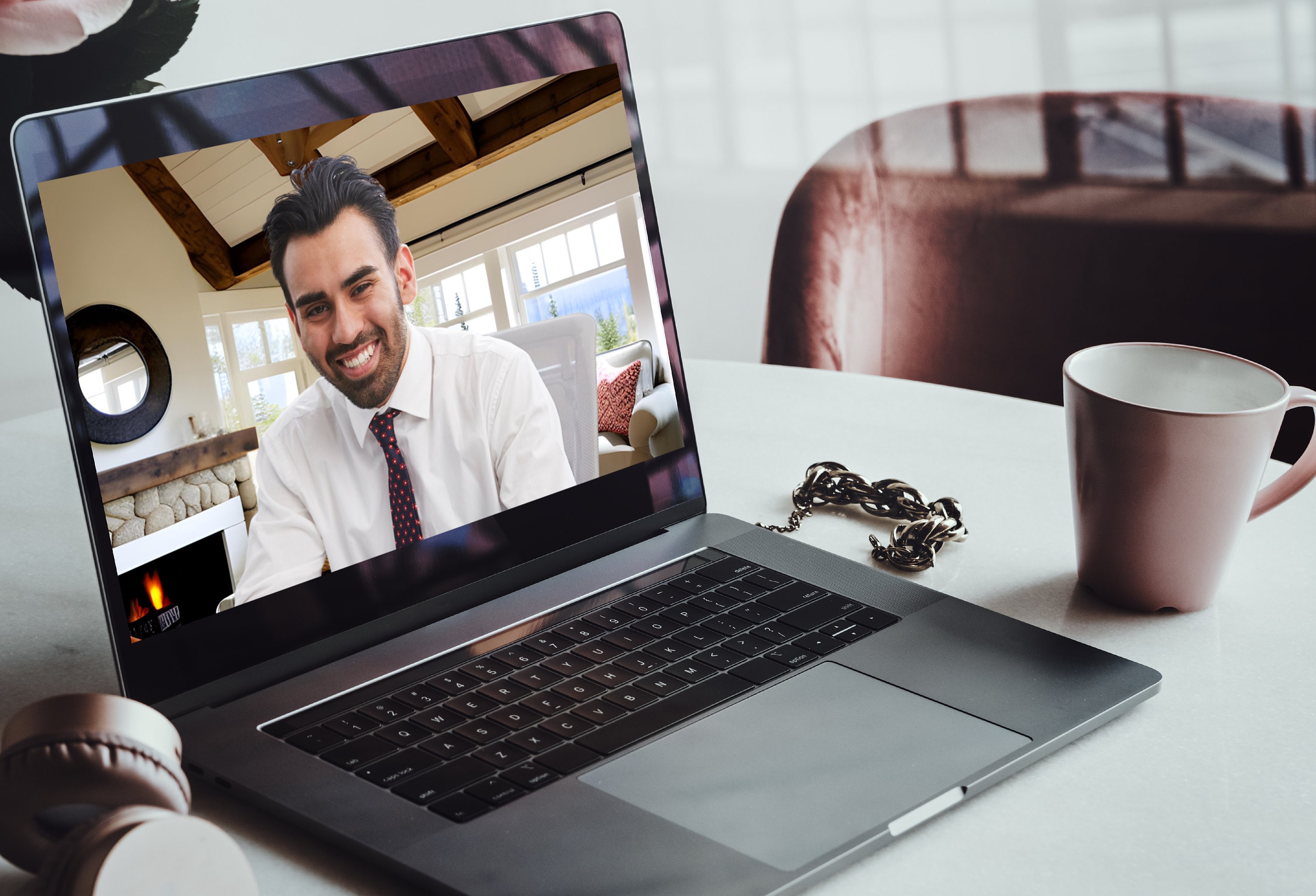 Home Virtual Background, Lawyer Zoom Background, Professional Office ...