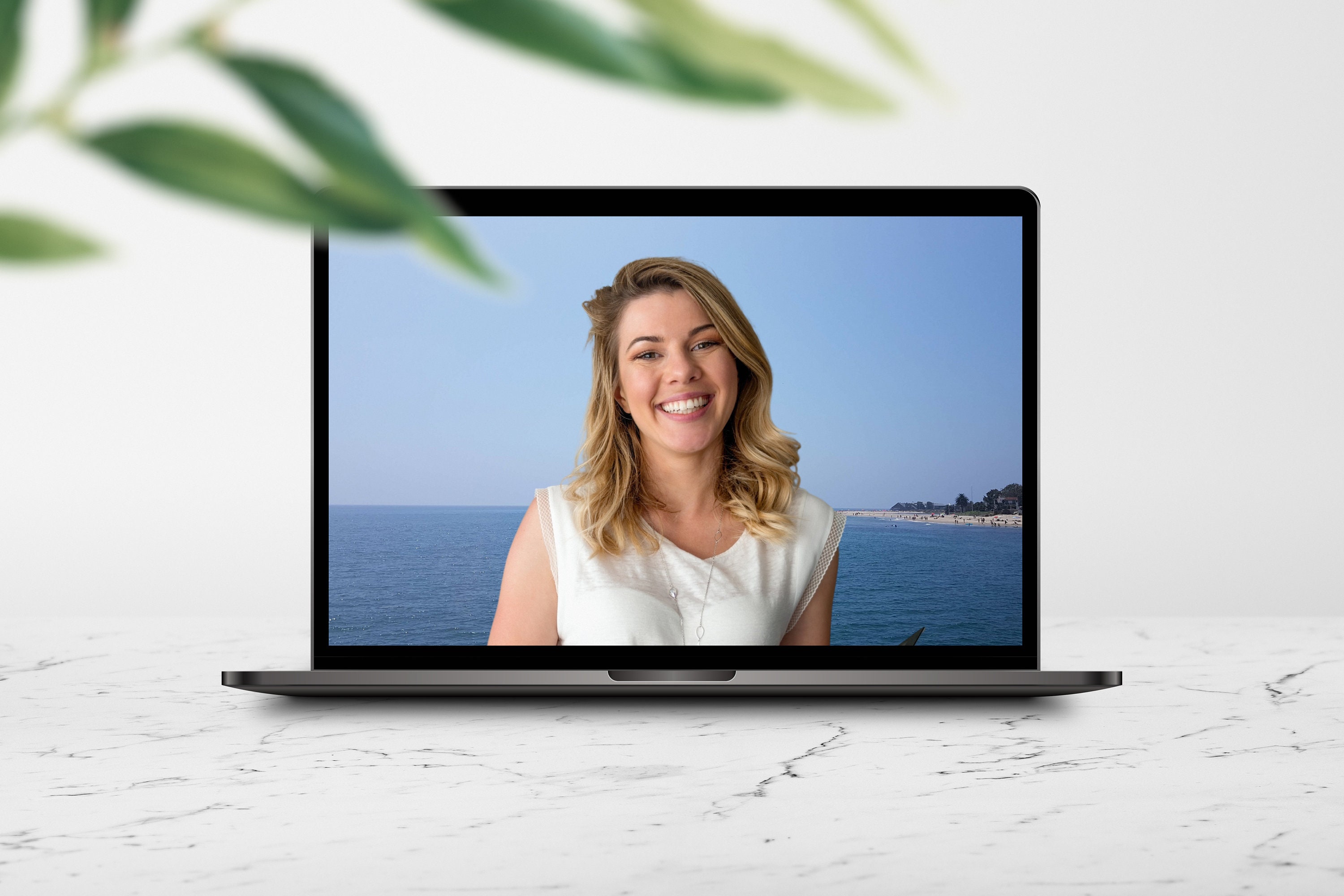 Beach Virtual Background, Colorful Zoom Background, Zoom Meeting ...