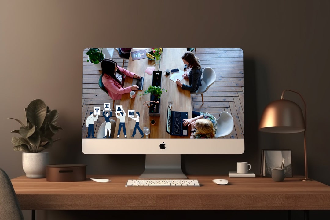 Realistic Team Meeting Zoom Background, Virtual Background for Team, MS ...