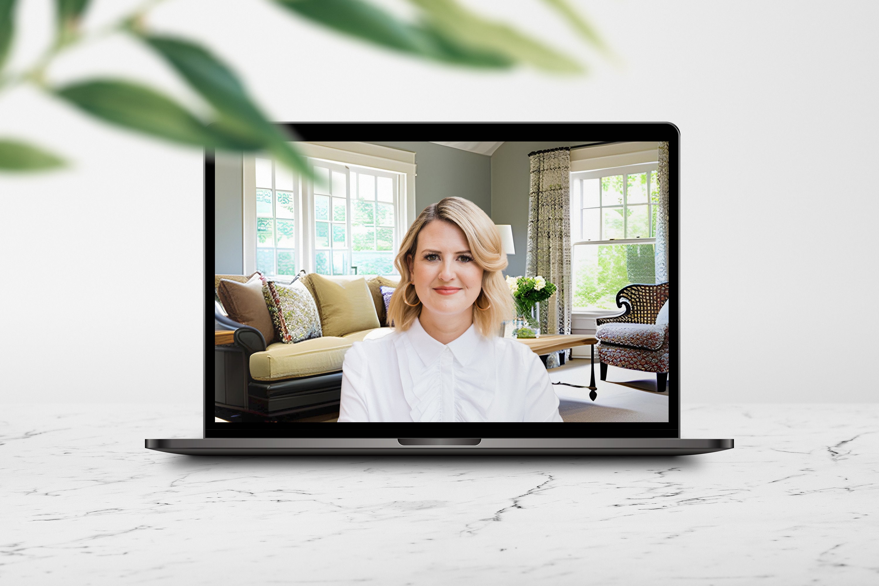 Zoom Background Instant Download, Zoom Backgrounds Home Office Backdrop ...