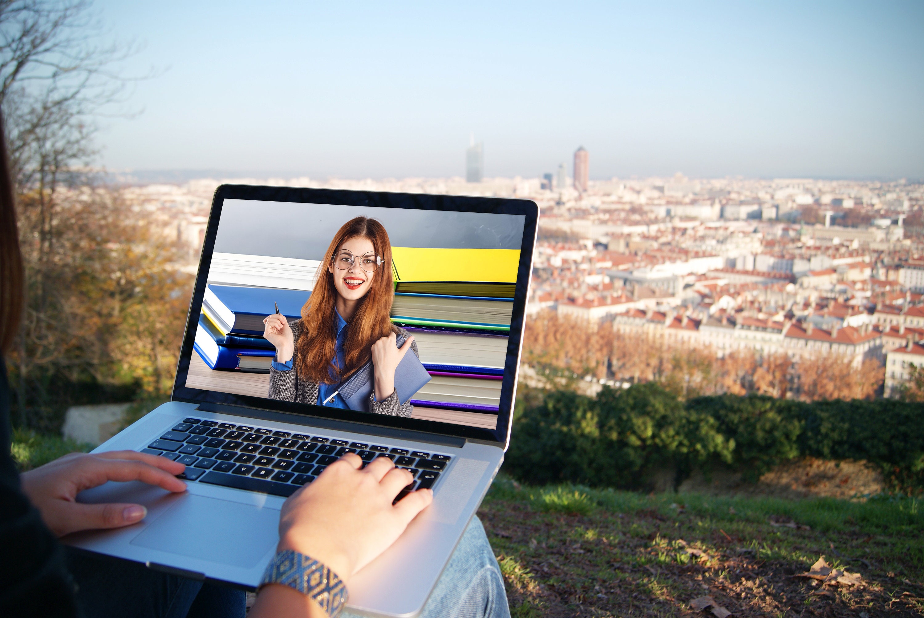 Online Teaching Virtual Zoom Background, Remote Class Professional ...