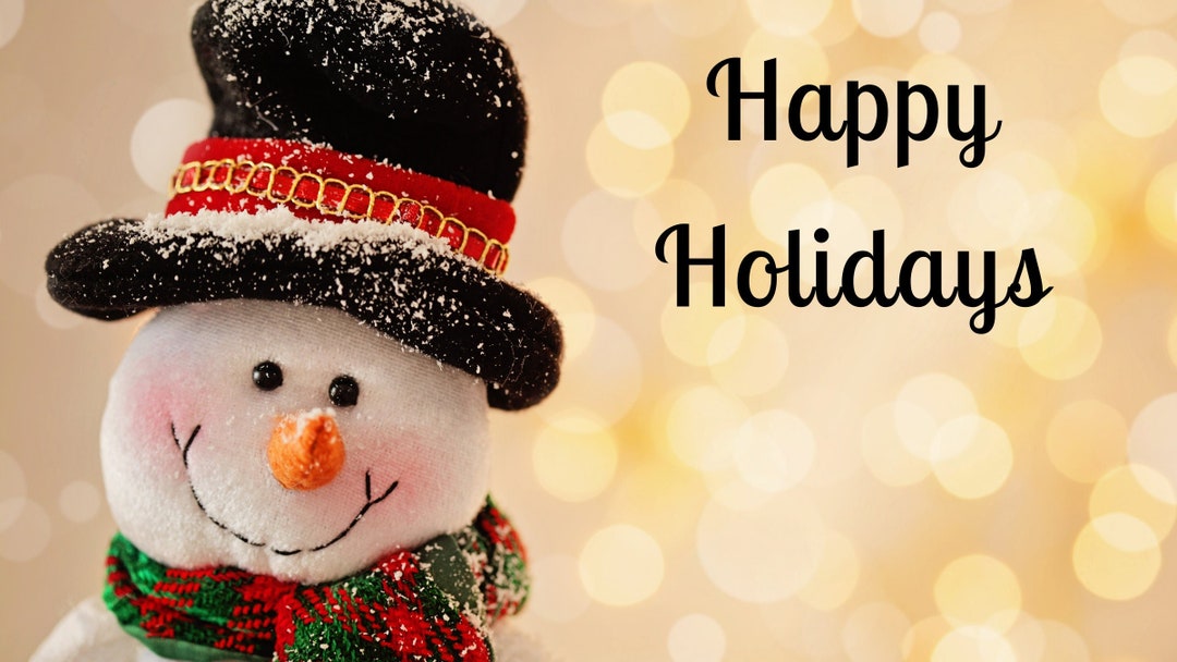 Christmas Holiday Virtual Background, Winter Instant Download Zoom ...