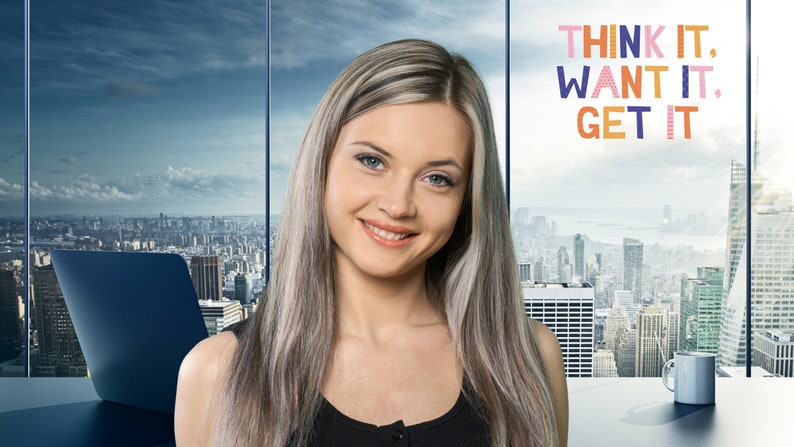 Motivational Zoom Background, Professional Skyline Office Backdrop ...