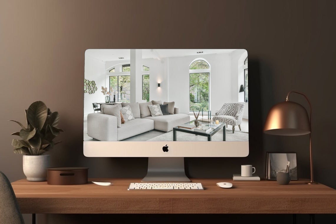 Zoom Background Living Room, Home Office Virtual Background, Best Zoom ...