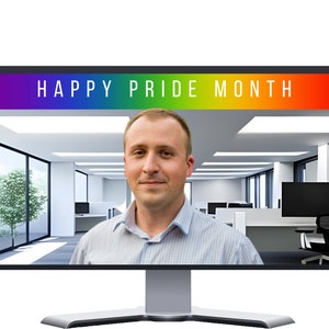 Zoom Background for LGBTQ Pride Month, Work From Home Virtual ...