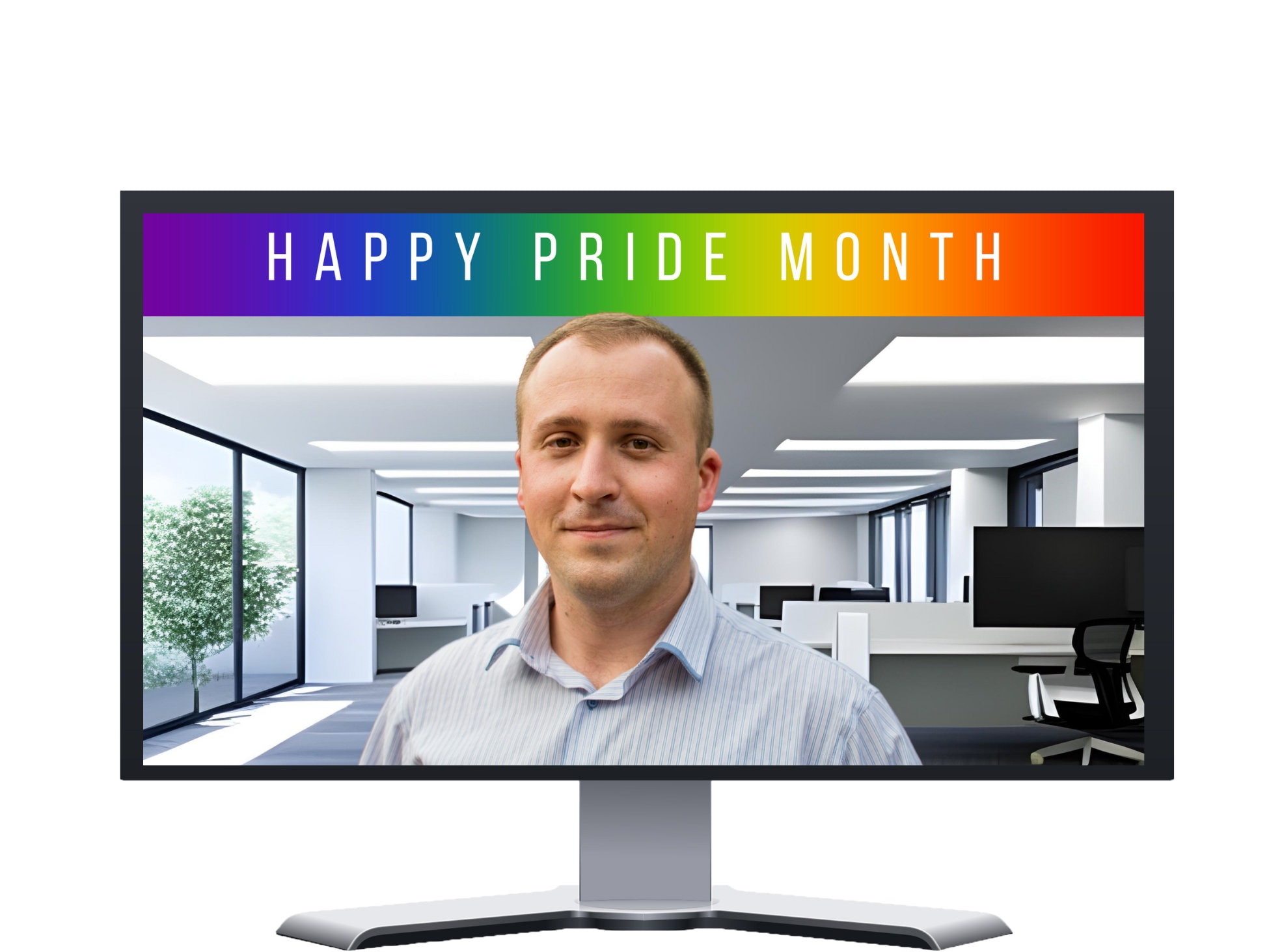 Zoom Background for LGBTQ Pride Month, Work From Home Virtual ...