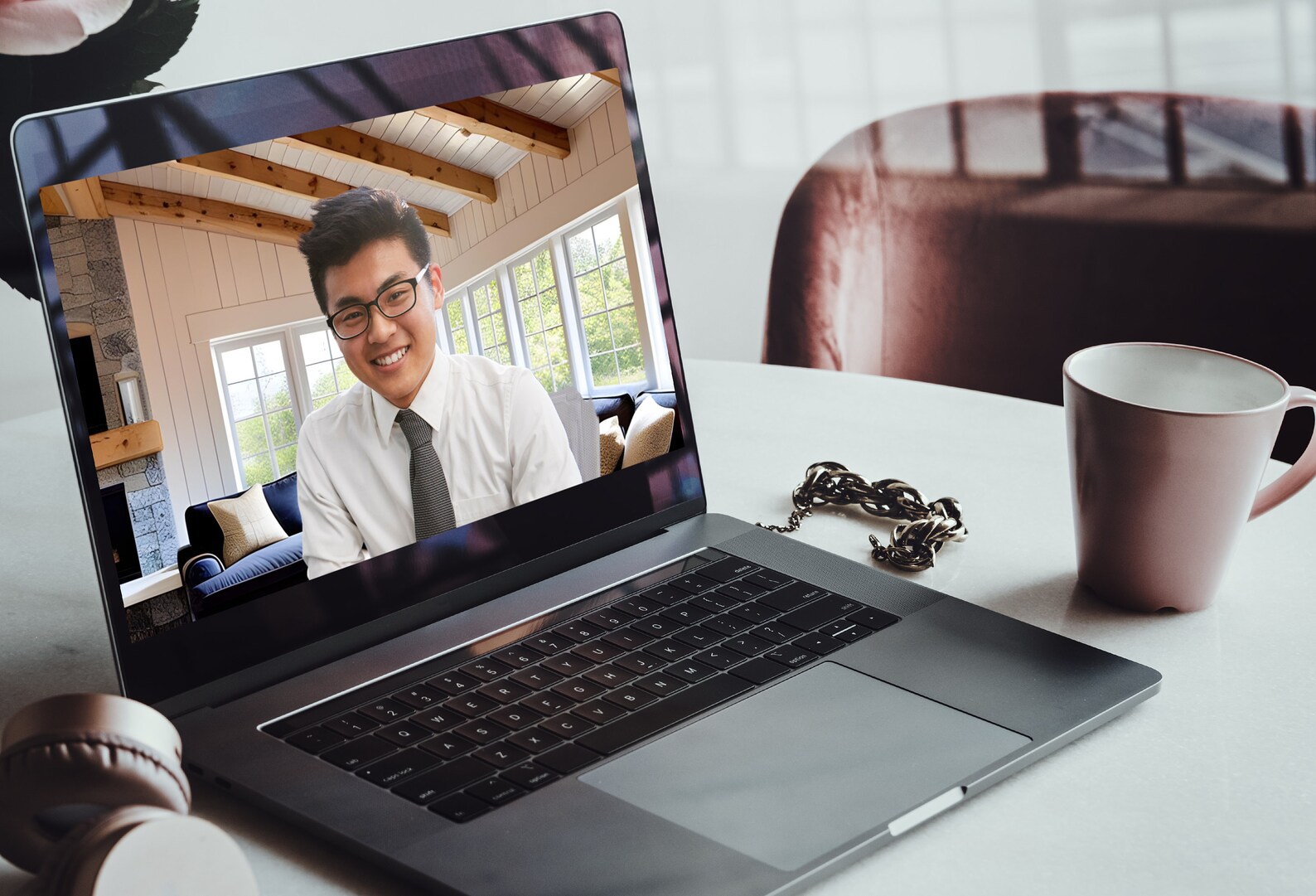 Virtual Background, Lawyer Zoom Background, Professional Office ...