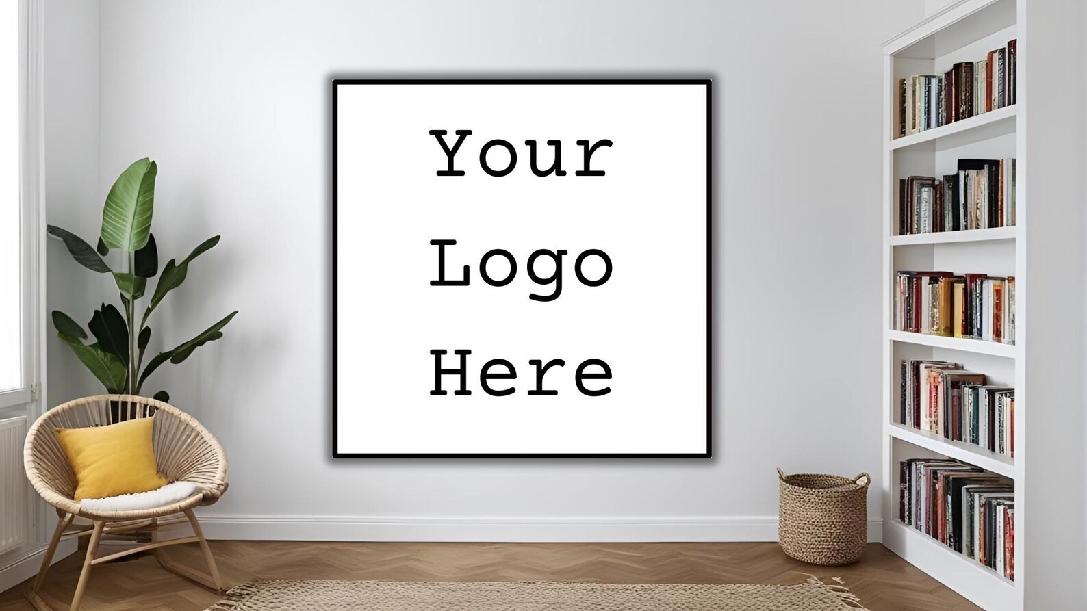 Custom Zoom Background Home Office, Professional Zoom Meeting Backdrop ...