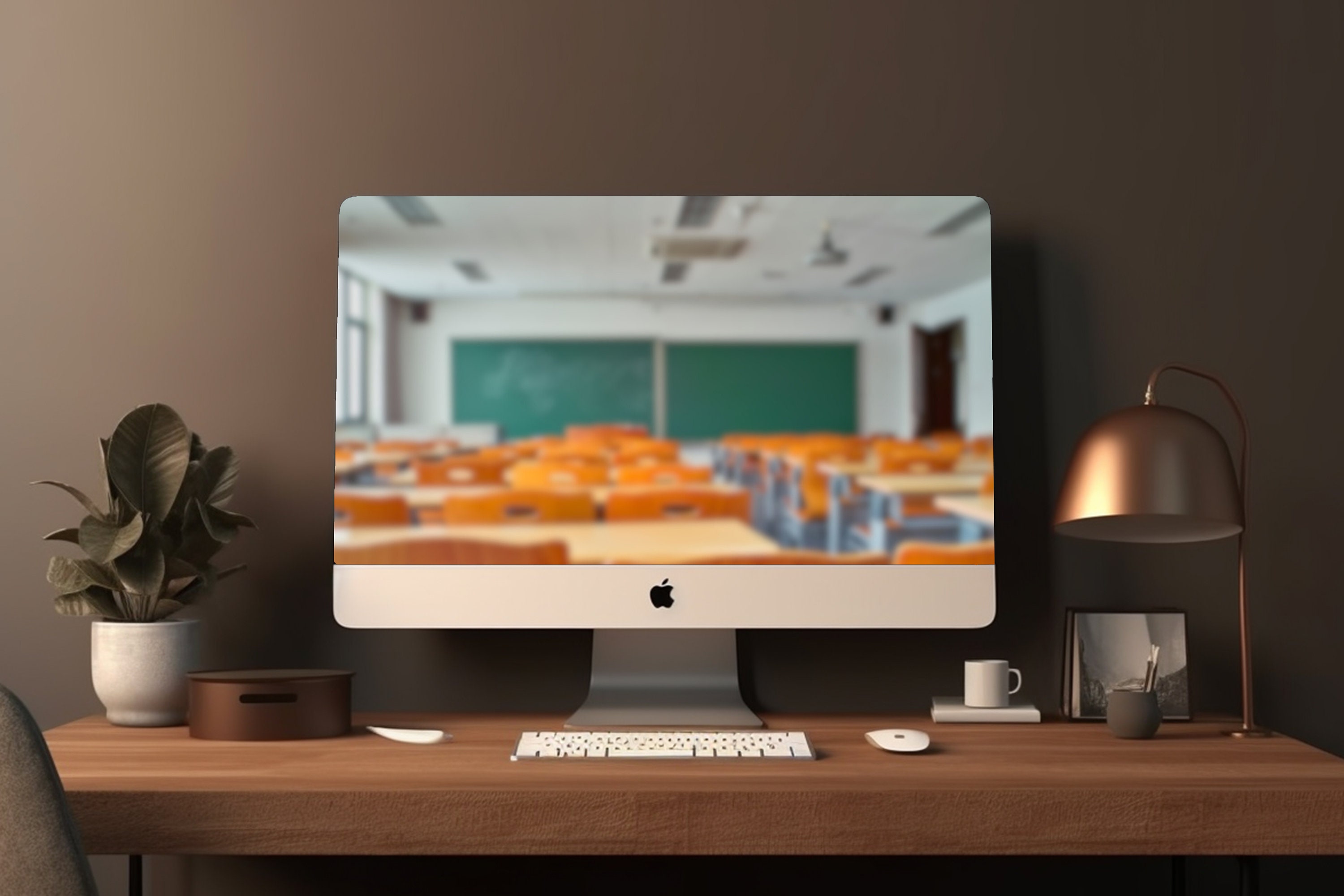 Blurred Zoom Background Teacher, Vipkid Teacher Blurry Virtual Backdrop ...