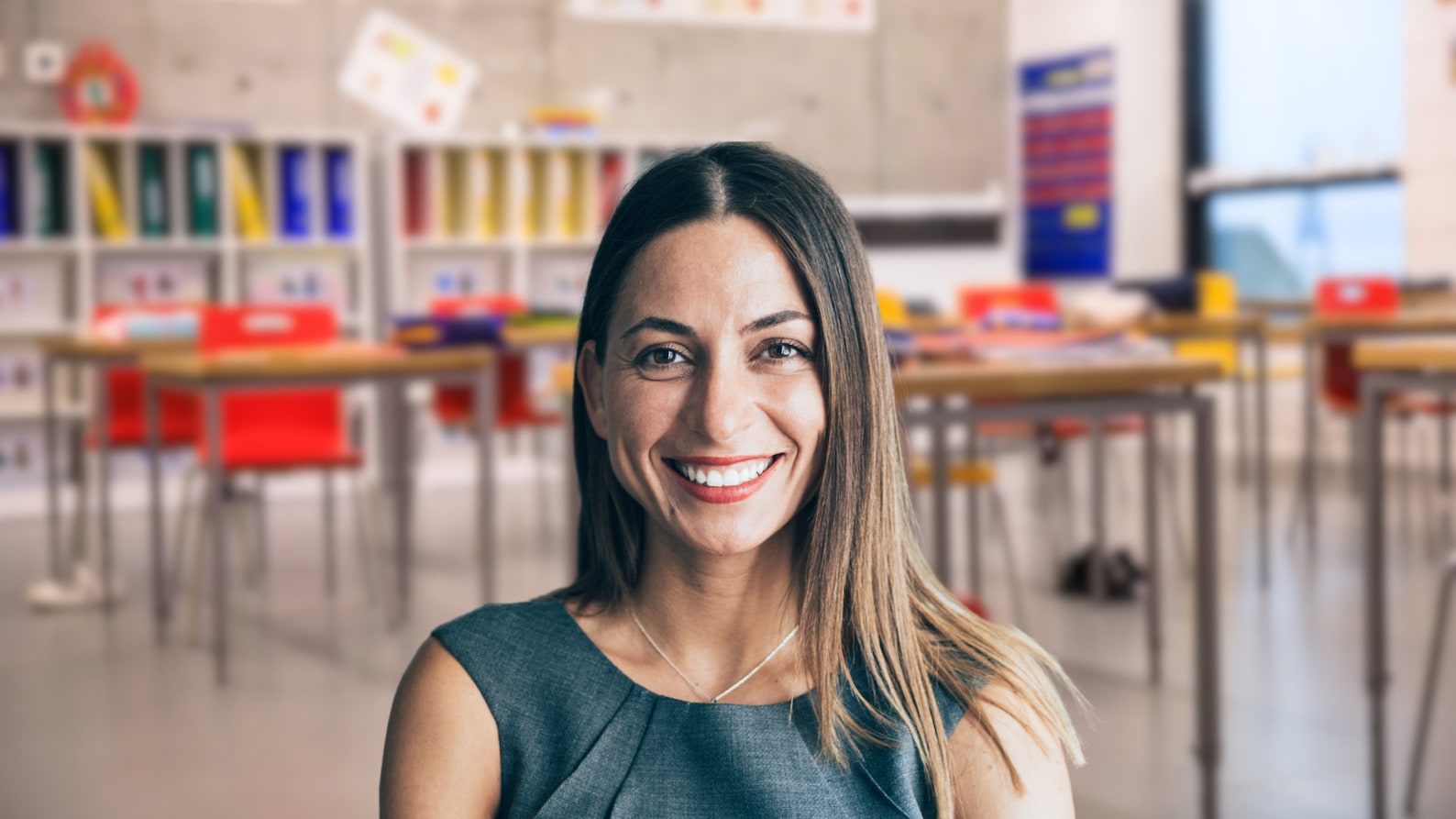 Teaching Zoom Background, Online Teacher Virtual Background, Vipkid ...