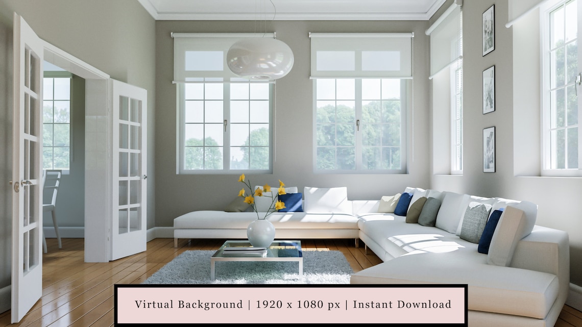 MS Teams Home Office Background Zoom Virtual Background Digital ...