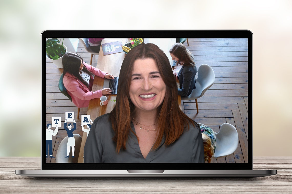 Realistic Team Meeting Zoom Background Virtual Background for - Etsy