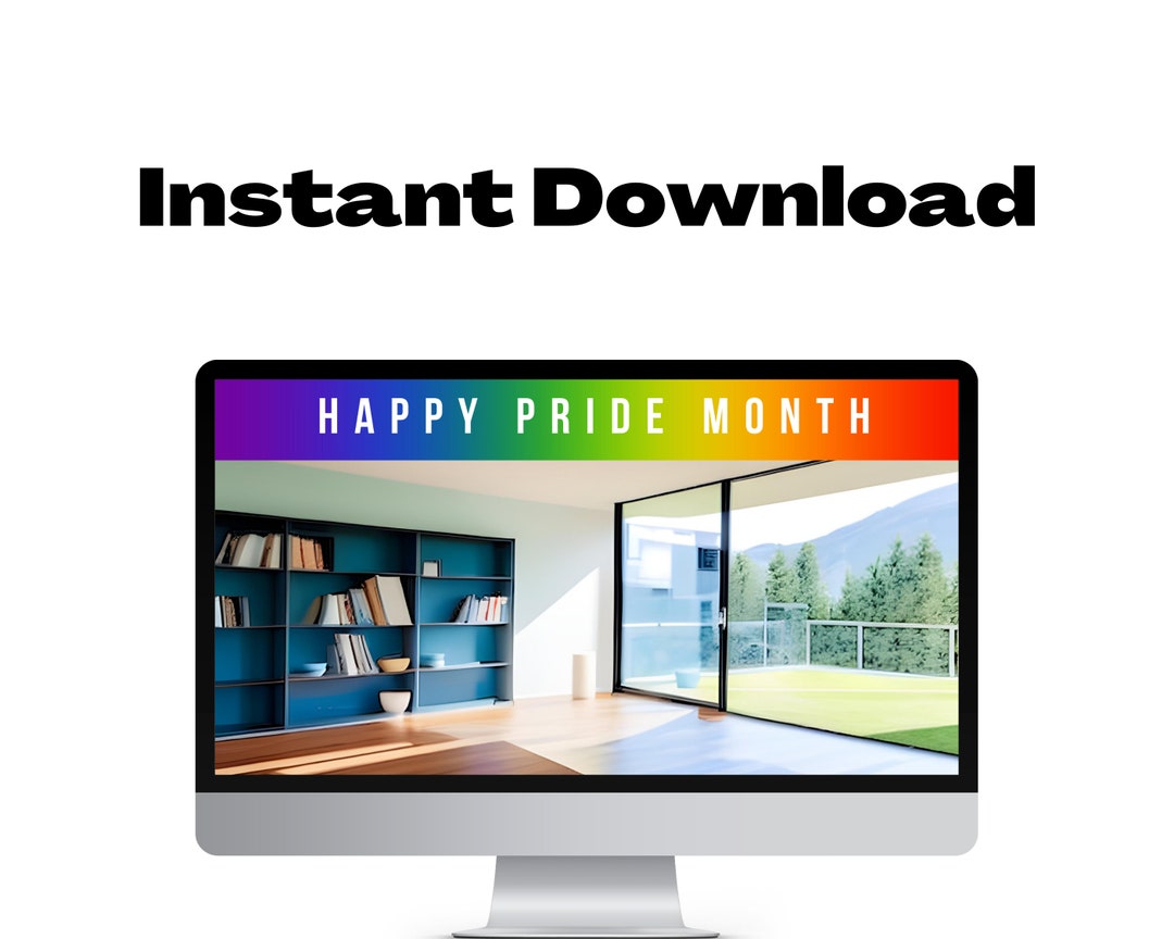Zoom Background for LGBTQ Pride Month, Work From Home Virtual ...