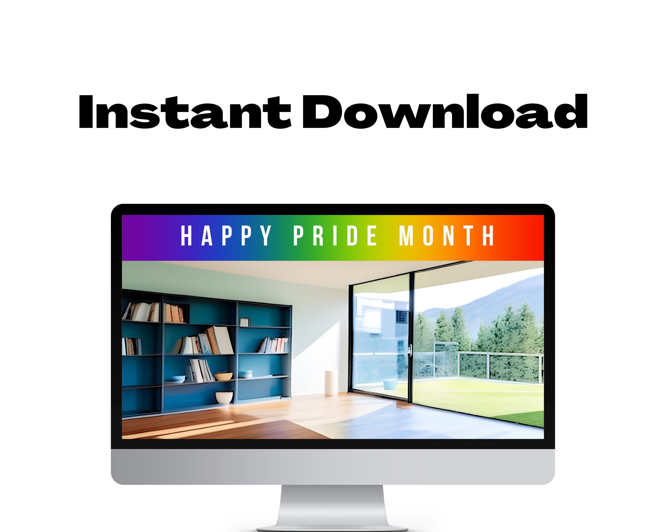 Zoom Background for LGBTQ Pride Month, Work From Home Virtual ...