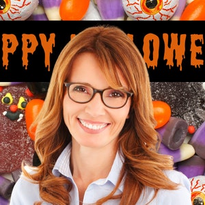 Halloween Candy Background, Zoom Halloween Background, MS Team ...