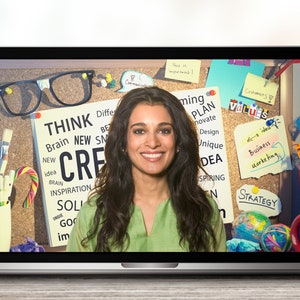 Inspiring Zoom Background Positive Affirmations, Creative Work From ...