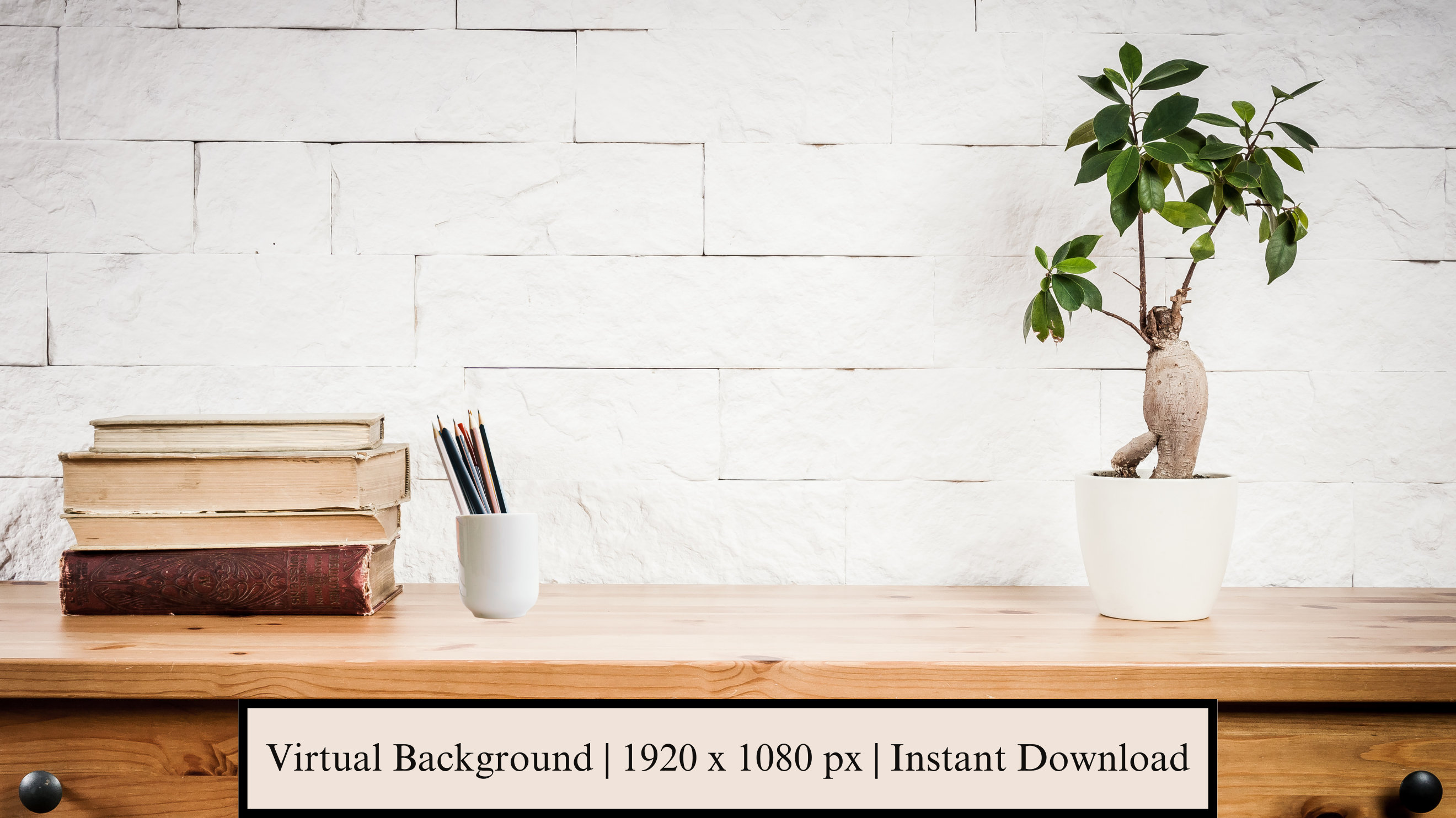 Home Office Zoom Background, Zoom Meeting Virtual Background, MS Teams ...