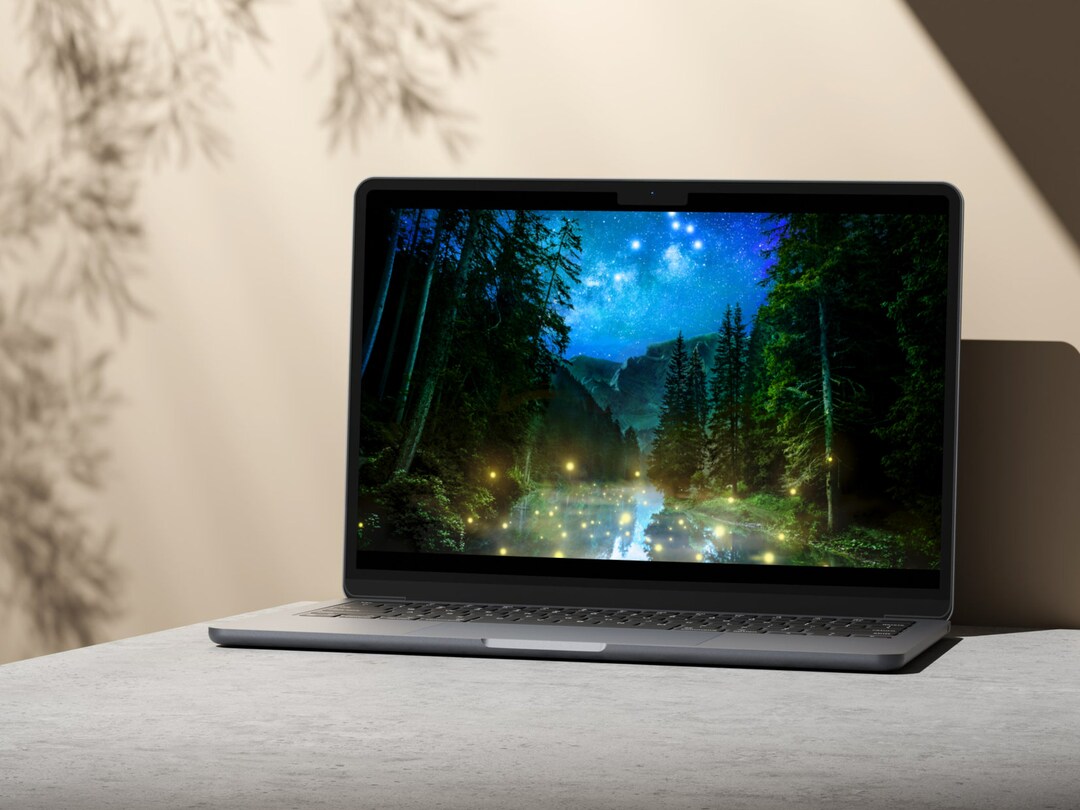 Work From Home Virtual Zoom Background, Night Sky MS Teams Digital ...