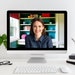 Bookshelf Zoom Background for Video Calls, Vibrant Colored Virtual ...