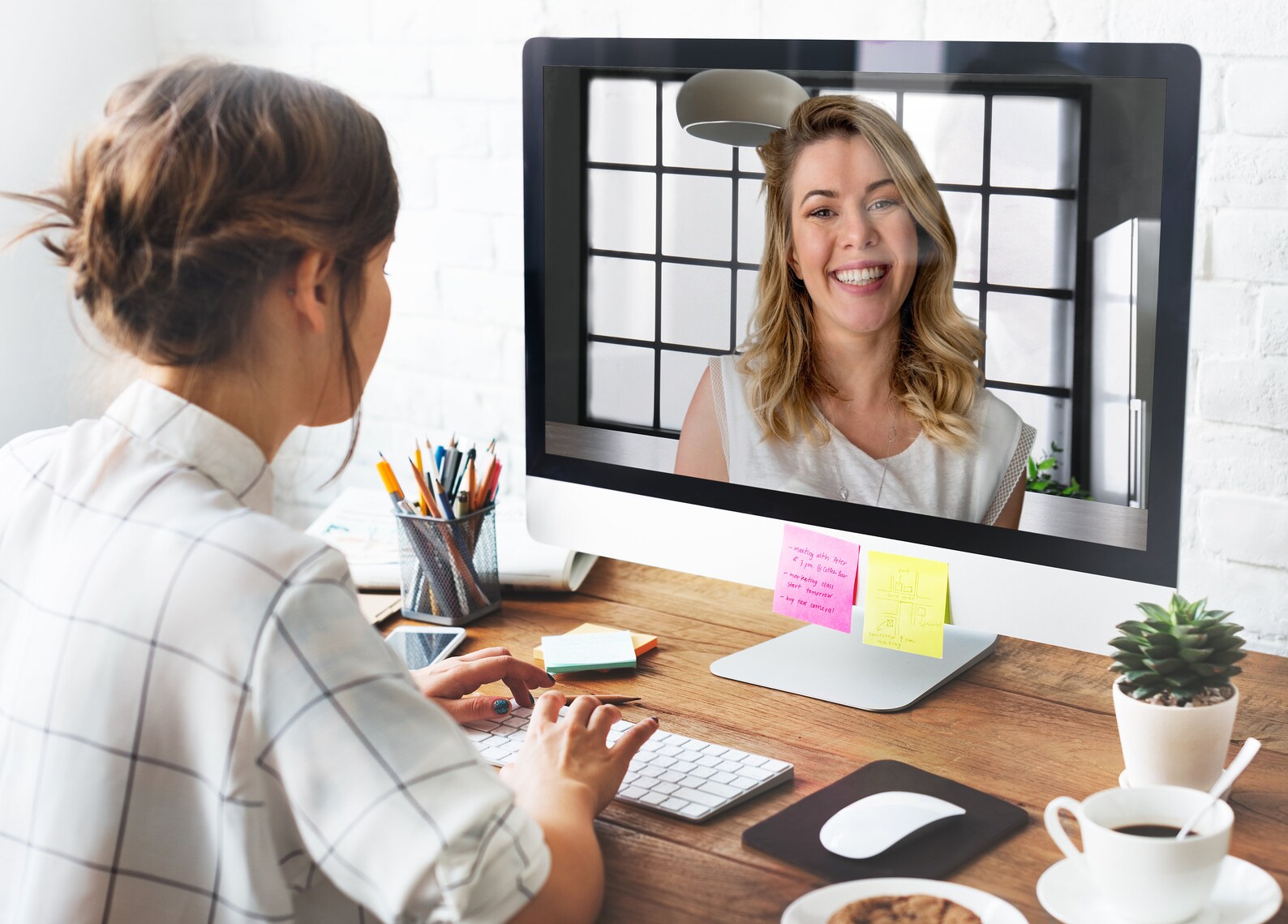 Bright Zoom Background Window, Videoconferencing Backdrop Online ...