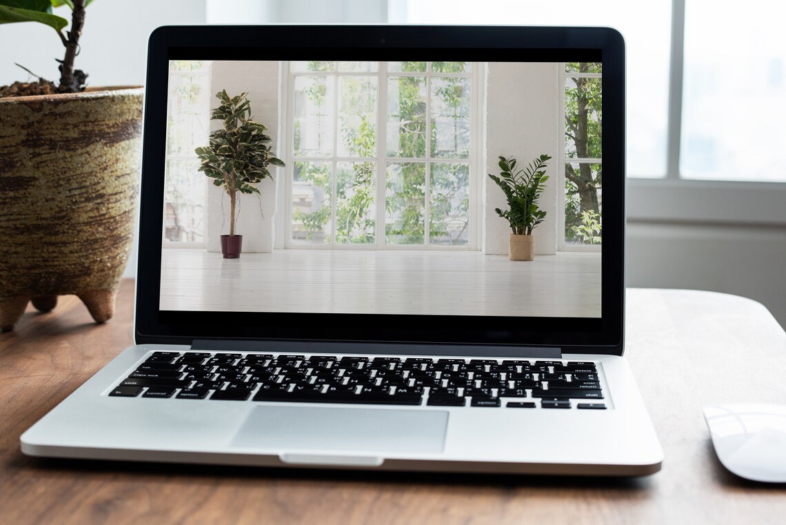 Window Zoom Background, Online Class Virtual Background, Yoga Studio ...
