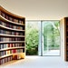 Library Digital Zoom Background Window, Bookshelf Zoom Backgrounds Home ...
