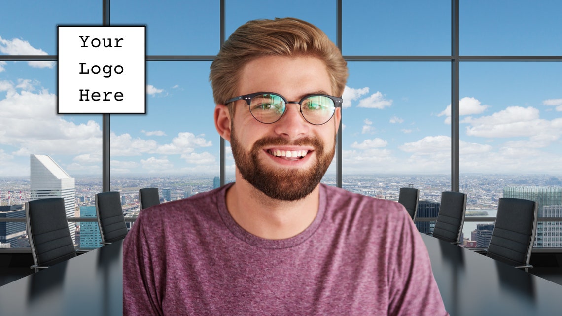 Custom Zoom Background, Professional Office Zoom Background ...